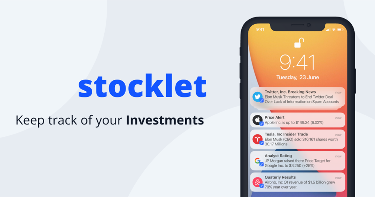 Stocklet — Realtime Stock Alerts